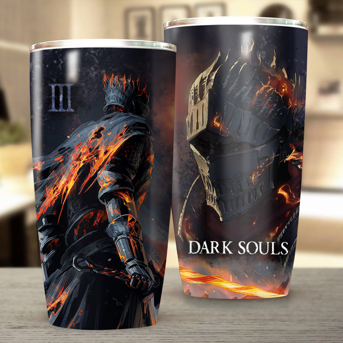 Dark Souls 3 Video Game Insulated Stainless Steel Tumbler 20oz / 30oz ...