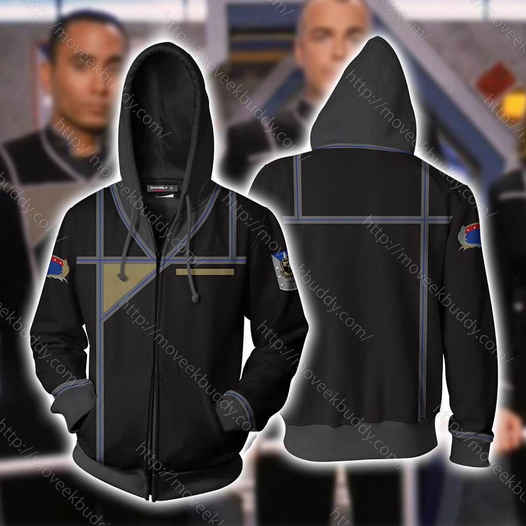 Babylon 5 Army Of Light Uniform Cosplay Zip Up Hoodie Jacket ...