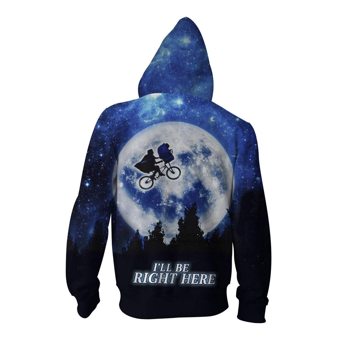 E.T. The Extra- Terrestrial Zip Up Hoodie Jacket - MoveekBuddyShop