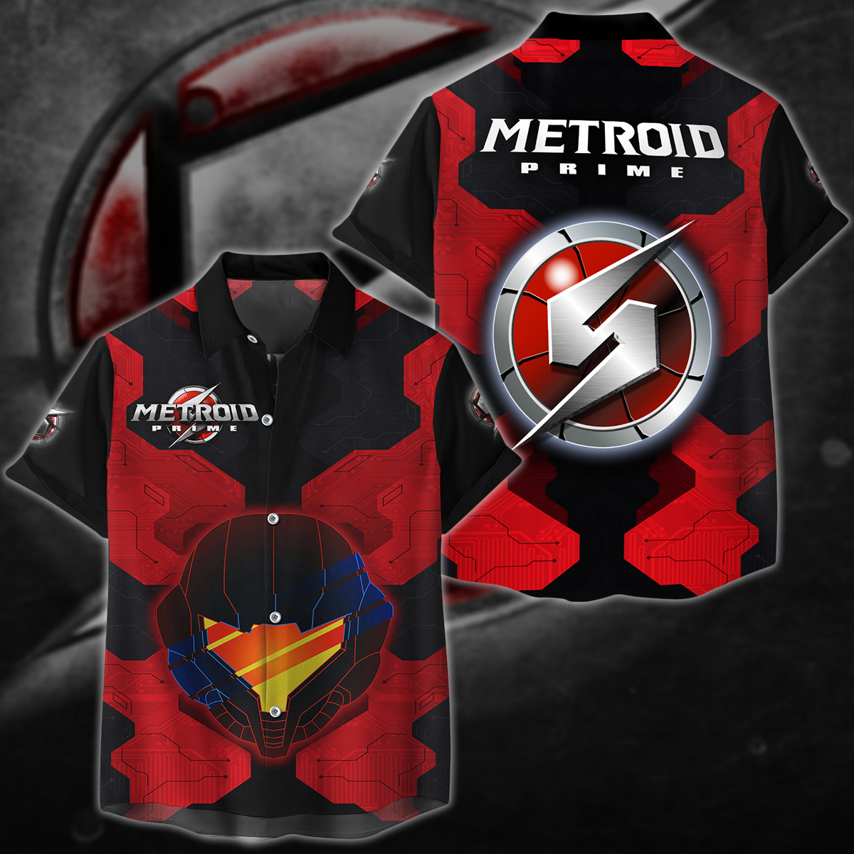 Metroid Prime Remastered Video Game 3D All Over Printed T-shirt Tank T ...