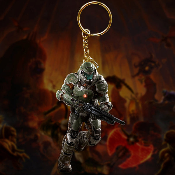 Doom Keychain Video Game Keychains - MoveekBuddyShop