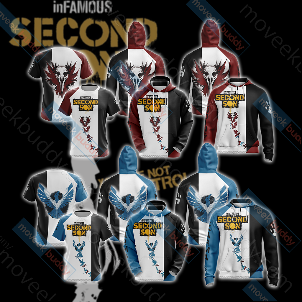 Infamous: Second Son - Karma Symbol Unisex 3D T-shirt - MoveekBuddyShop