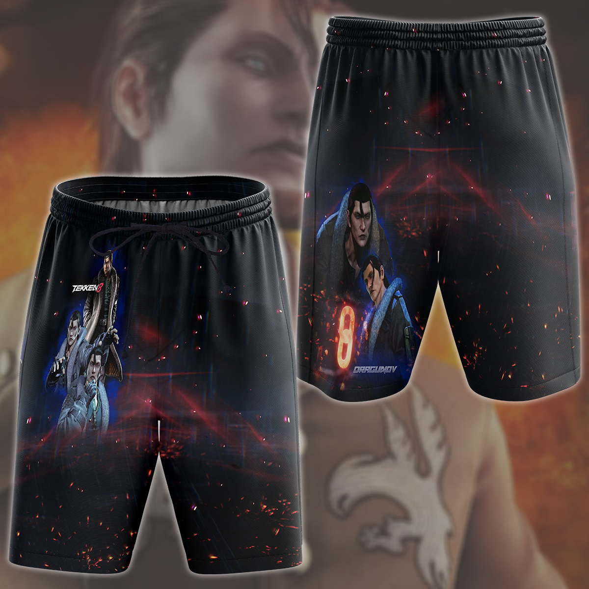 Tekken 8 Dragunov Video Game All Over Printed T-shirt Tank Top Zip Hoo ...