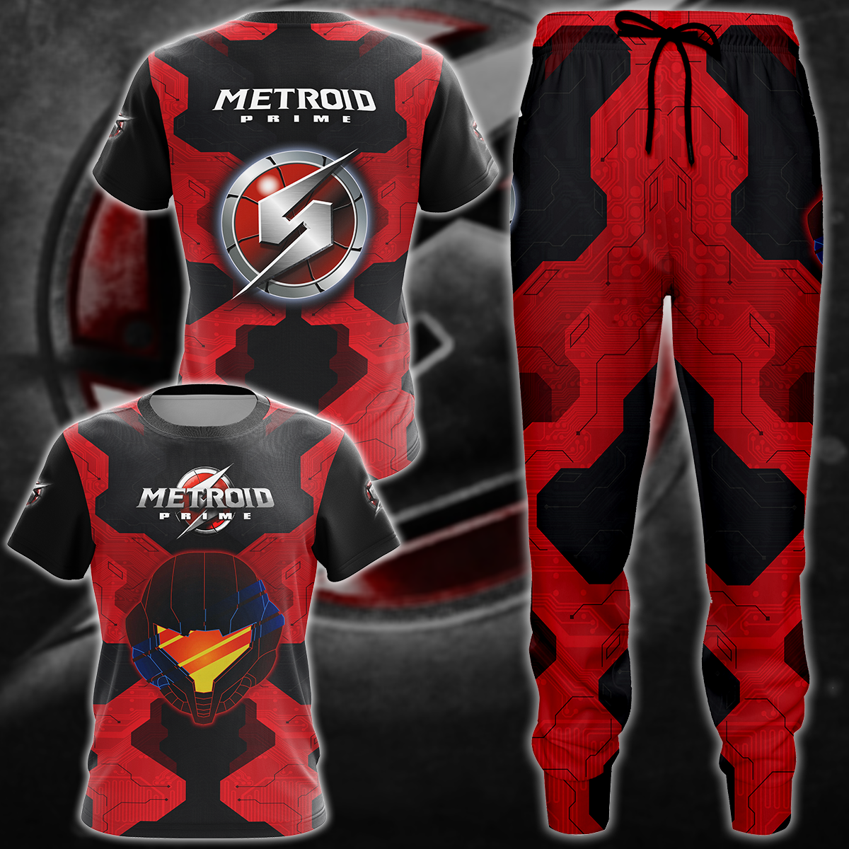 Metroid Prime Remastered Video Game 3D All Over Printed T-shirt Tank T ...