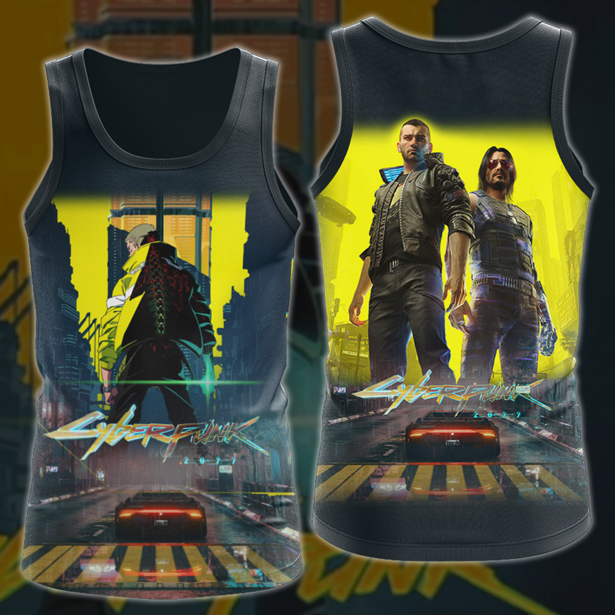 Cyberpunk 2077 Video Game 3D All Over Print T-shirt Tank Top Zip Hoodi ...
