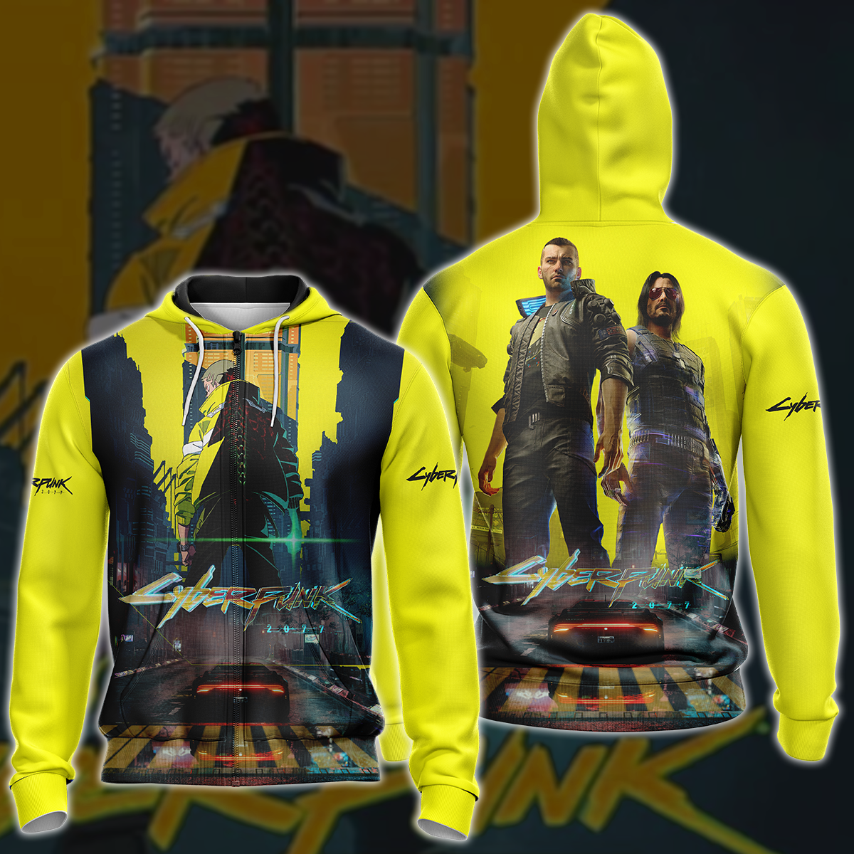 Cyberpunk 2077 Video Game 3D All Over Print T-shirt Tank Top Zip Hoodi ...