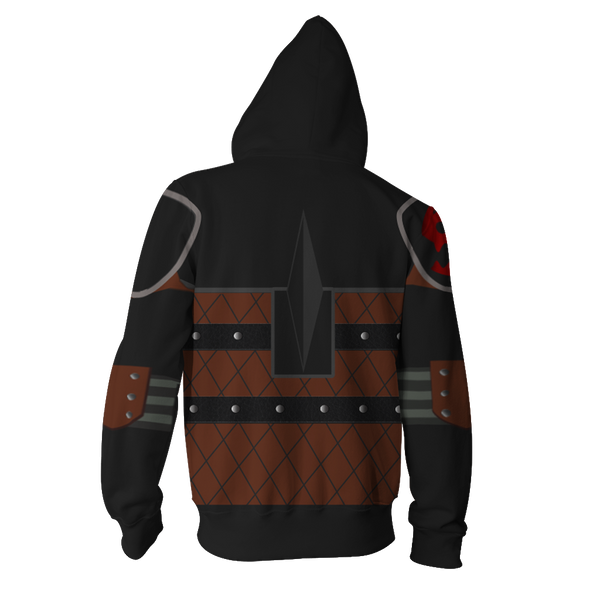 How To Train Your Dragon Hiccup Cosplay Zip Up Hoodie Jacket ...
