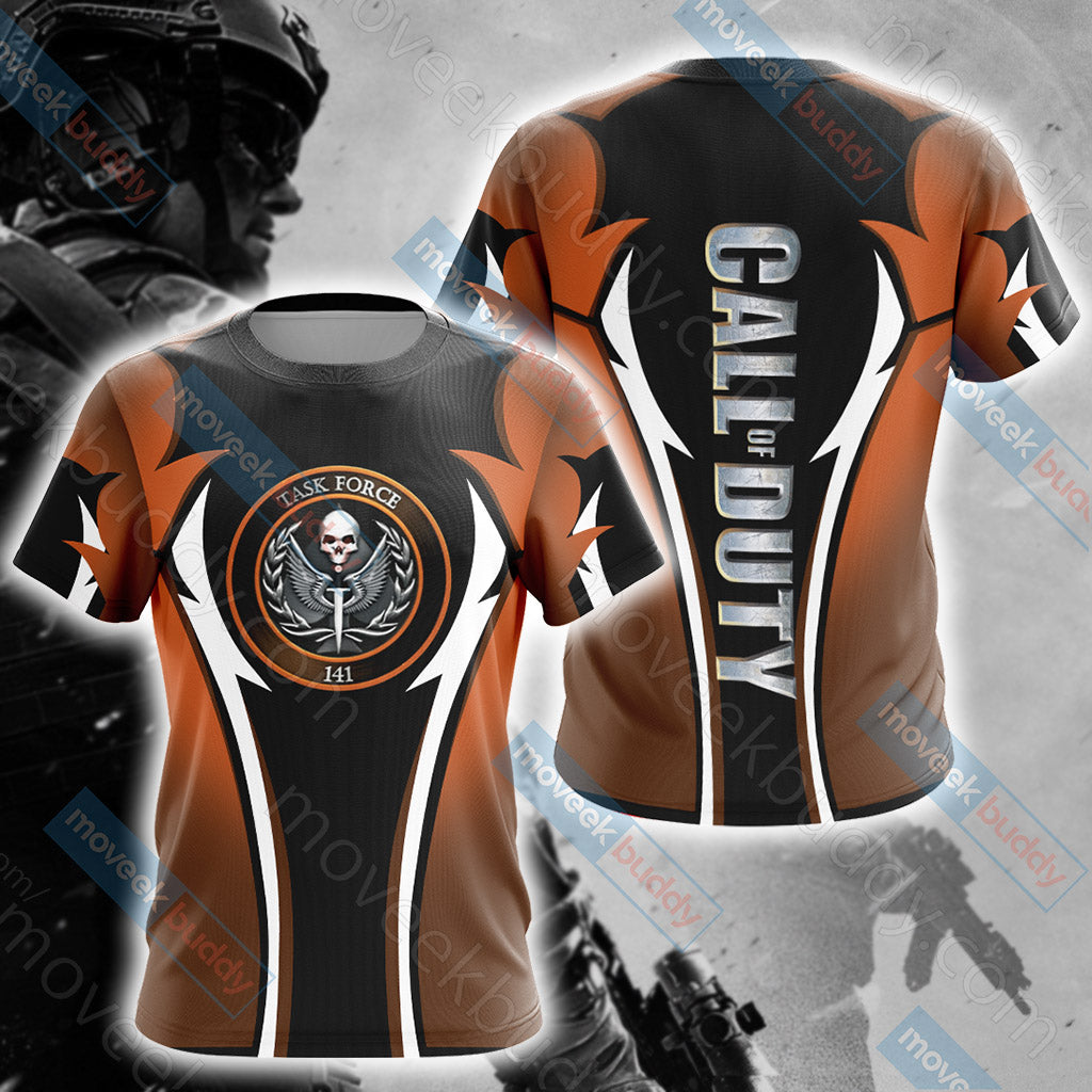 Call of Duty - Task Force 141 Unisex 3D T-shirt - MoveekBuddyShop