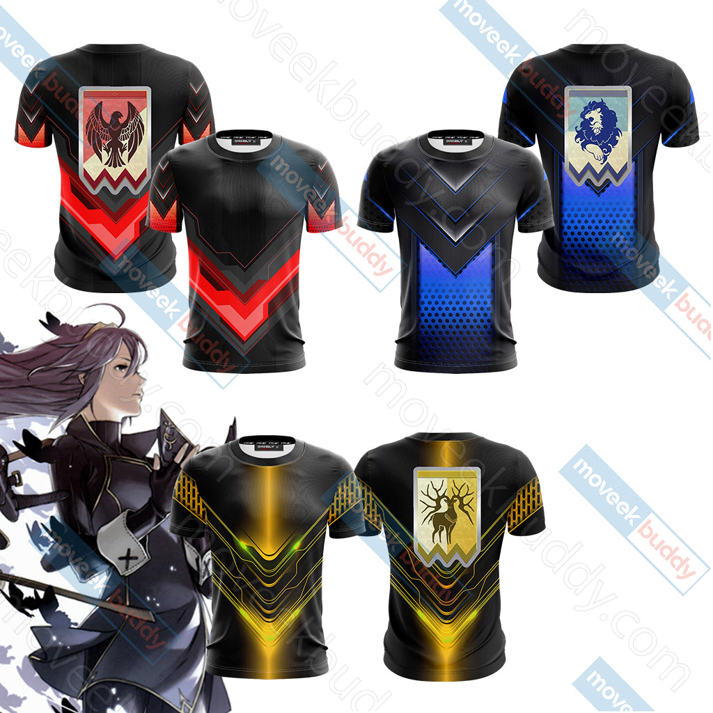 Fire Emblem Version 1 Unisex 3D T-shirt - MoveekBuddyShop